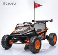 China CJ-LT-2035 24V Kids Off-Road Drift Buggy 4-Wheel Suspension 180 Drift One-Key MP3 Music RC LED Belt Ride on Racing Kart for sale