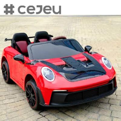 China CJ-AT-918 HOT Electric Ride-on Baby Toys Car Rechargeable 12V7 Battery 380*4 Big Power Off Road with Two Seats for 3-10 Years Children for sale