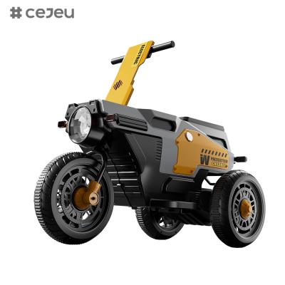 China CJ-YB-MT-001 Kids Electric Ride-On Motorcycle 5 to 7 Years Old Unisex Toy with Foldable Storage and Polypropylene Material for sale