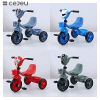 China CJ-BDW-1102 Factory Direct Sale Cartoon-shaped Baby Tricycle with Light and Music Plastic Material for 2-7 Years Old for sale