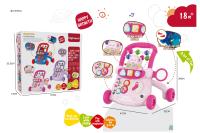 China CJ-HW-368-118  New Style Toddler Plastic Baby Walker Stand-up Toys with Musical Cartoon Feature Activity Walkers for sale