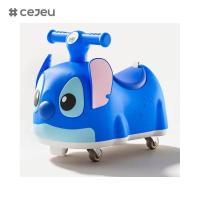 China CJ-MKT-107 1-3 Years Old Children's Plastic Twist Ride-On Car Universal Wheels Anti-Rollover Peanut Shape Boys Girls First Birthday Gift for sale