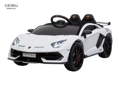 China Licensed Lamborghini SVJ Ride On Car 12V 2 Seater with Remote Control LED Lights for sale