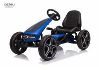 China Mercedes Benz Licensed Kids Pedal Go Kart 112cm Non Slip EVA Wheels for sale