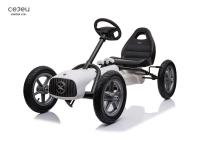China Kids Pedal Go Kart 15kg with Gear and Brake for Ages 5-12 Inflatable Wheels 113cm for sale