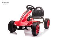 China Kids Pedal Go Kart 122x60x60cm EVA Wheels 30kg Max Weight Adjustable Seat for sale