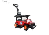 China 4 Wheel Musical Push Along Car for Toddlers 99x42x85cm 4.6kg with Handle and Canopy for sale