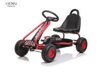 China EN71 Certified Kids Pedal Go Kart with Adjustable Seat and Brake for Ages 3-8 91x50x54cm for sale