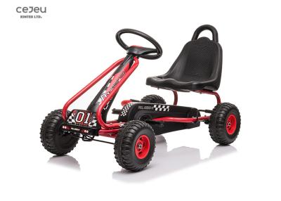 China EN71 Certified Kids Pedal Go Kart with Adjustable Seat and Brake for Ages 3-8 91x50x54cm for sale