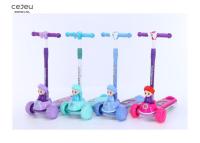 China 55x17x39cm Baby Kick Scooter 3 Position Adjustable Height Princess Scooter with PU Silent Wheel for sale