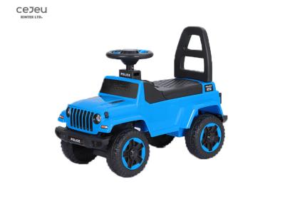 China Blue Jeep Ride On Car 6V4AH Battery Electric Toy for Kids 18-36 Months with Lights Music for sale