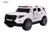 China 12V Kids Ride On Police Jeep 1 Seater Toy Car 3.5km/h for Ages 3-8 for sale