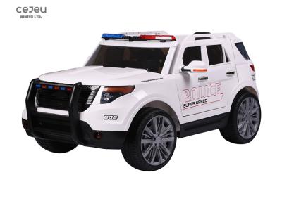 China 12V Kids Ride On Police Jeep 1 Seater Toy Car 3.5km/h for Ages 3-8 for sale