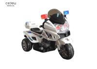 China 6V Kids Police Ride On Motorcycle 2-3KM/H Single Motor Battery Powered Toy for sale