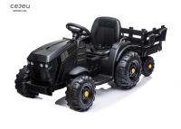 China Electric Six Wheel Plastic Ride On Tractor 12V7AH with 2.4G RC and EVA Wheels for sale