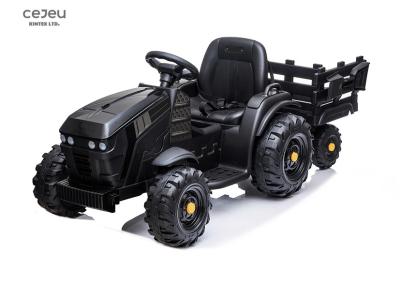 China Electric Six Wheel Plastic Ride On Tractor 12V7AH with 2.4G RC and EVA Wheels for sale