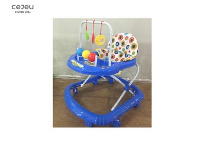 China Foldable Baby Walker with Musical Toys 4 Adjustable Heights EN1273 14kg for sale