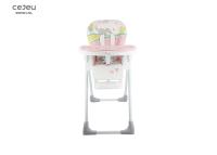 China Plastic Portable Baby Feeding High Chair 6 Height Adjustable 7.8kg 3 Position Footplate for sale