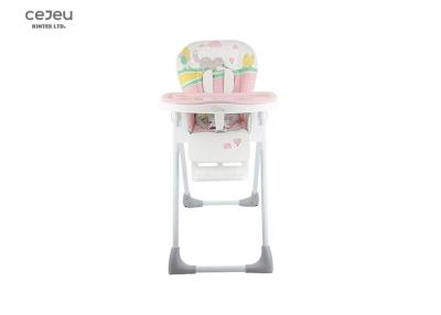 China Plastic Portable Baby Feeding High Chair 6 Height Adjustable 7.8kg 3 Position Footplate for sale