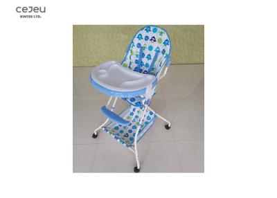 China EN14988 Baby Feeding High Chair 5 Point Harness 5.5kg with Brakes Foldable Space Saver for sale