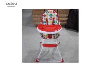 China Baby Feeding High Chair 120x18x81cm Double Tray 47x28mm 5kg Capacity for sale