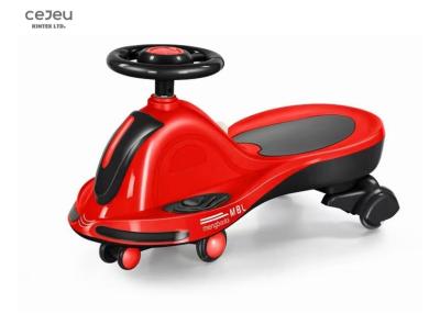 China Kids Wiggle Car 120kg Capacity Music Light Flashing Wheels Ride On Toy Red for sale