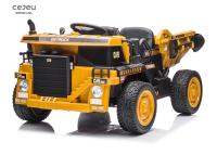 China 12V 10AH Kids Ride On Dump Truck with 2.4G RC 2x35W Motors Battery Operated Toy for sale