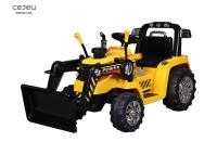 China 12V Kids Electric Ride On Digger Truck with MP3 Music and Lights 128x54x68cm for sale