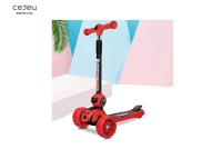 China 3 Wheel LED Flashing Kick Scooter for Kids Ages 3-8 with Adjustable Handlebar 120mm PU Wheels for sale
