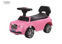 China CE Certified Foot to Floor Ride On Car for 18 Month Pink with Handle Music Lights for sale