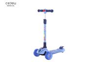 China Baby Kick Scooter with 120x50mm PU Light-Up Wheels 3 Speed Height Adjustment Rear Brake for sale