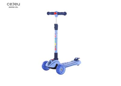 China Baby Kick Scooter with 120x50mm PU Light-Up Wheels 3 Speed Height Adjustment Rear Brake for sale