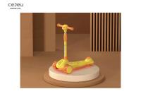 China 3D Light Music PU Flash Baby Kick Scooter 18kg Capacity Toddler Steer for sale