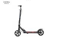 China PU Carbon Steel 13cm Pedal Kick Scooter with Handbrake for Kids Over 5 Years for sale