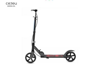 China PU Carbon Steel 13cm Pedal Kick Scooter with Handbrake for Kids Over 5 Years for sale