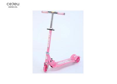 China Folding 3 Wheel Flash Kids Kick Scooter 81x38x60cm for Ages 3-8 for sale