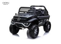 China Mercedes Benz Unimog Licensed Kids Electric Ride On Car 2 Seater 12V7AH Battery EVA Tire for sale