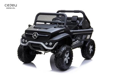 China Mercedes Benz Unimog Licensed Kids Electric Ride On Car 2 Seater 12V7AH Battery EVA Tire for sale