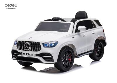 China Mercedes Benz Licensed Kids Electric Ride On Car 12V 25W LED Lights Suspensions 112cm for sale