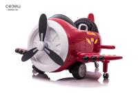 China Kids Ride On Toy Car Airplane Design 360 Drift 6V Battery 25W Motor Ages 3-8 for sale