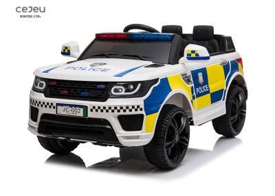 China Kids Ride On Police Car Toy 12V 4.5AH Battery 30W Motors Three Speed Adjust for sale