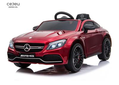 China Mercedes Benz C63 Licensed Kids Ride On Car 12V 7AH Battery Powered with LED Lights for sale