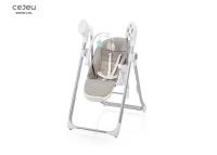 China Ergonomic Baby Feeding High Chair Foldable 6 Position Height Adjust 85cm for sale