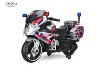 China Kids 12V Electric Police Motorbike Ride On with Lights Horn 3 km/h 30kg Capacity for sale
