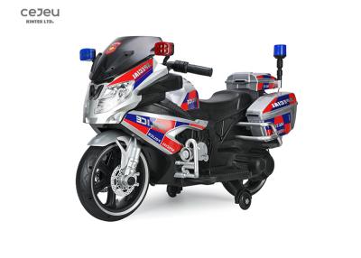China Kids 12V Electric Police Motorbike Ride On with Lights Horn 3 km/h 30kg Capacity for sale
