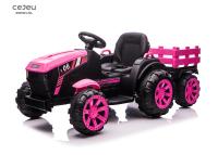 China Kids Ride On Truck 12V7AH Battery 30KG Load Capacity with Trailer Music Lights for sale