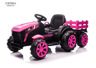 China Kids Ride On Truck 12V7AH Battery 30KG Load Capacity with Trailer Music Lights for sale