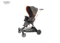 China Compact Lightweight Baby Stroller from Birth to 25kg One Hand Easy Fold 56.3x101.7x107cm for sale