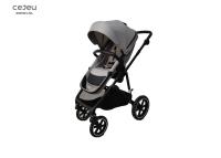 China Lightweight Foldable Baby Stroller 15kg Capacity Adjustable Seat Back Harness for sale