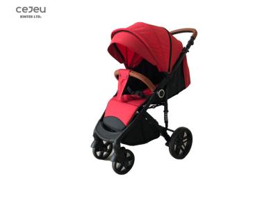 China Folding Baby Stroller 25kg Capacity Fully Reclining Aluminum Alloy Frame for sale